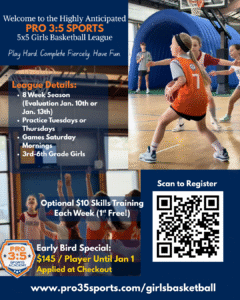 Winter Girls Basketball League | PRO 3:5 Sports - Sports Track Out ...