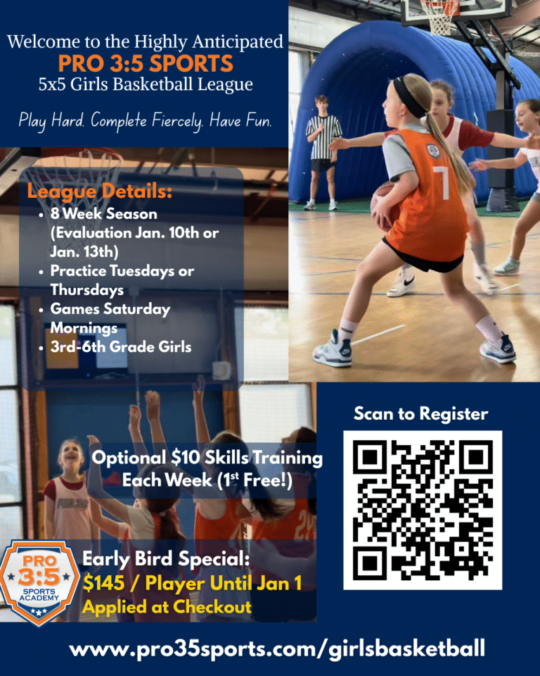 Winter Girls Basketball League | PRO 3:5 Sports - Sports Track Out ...